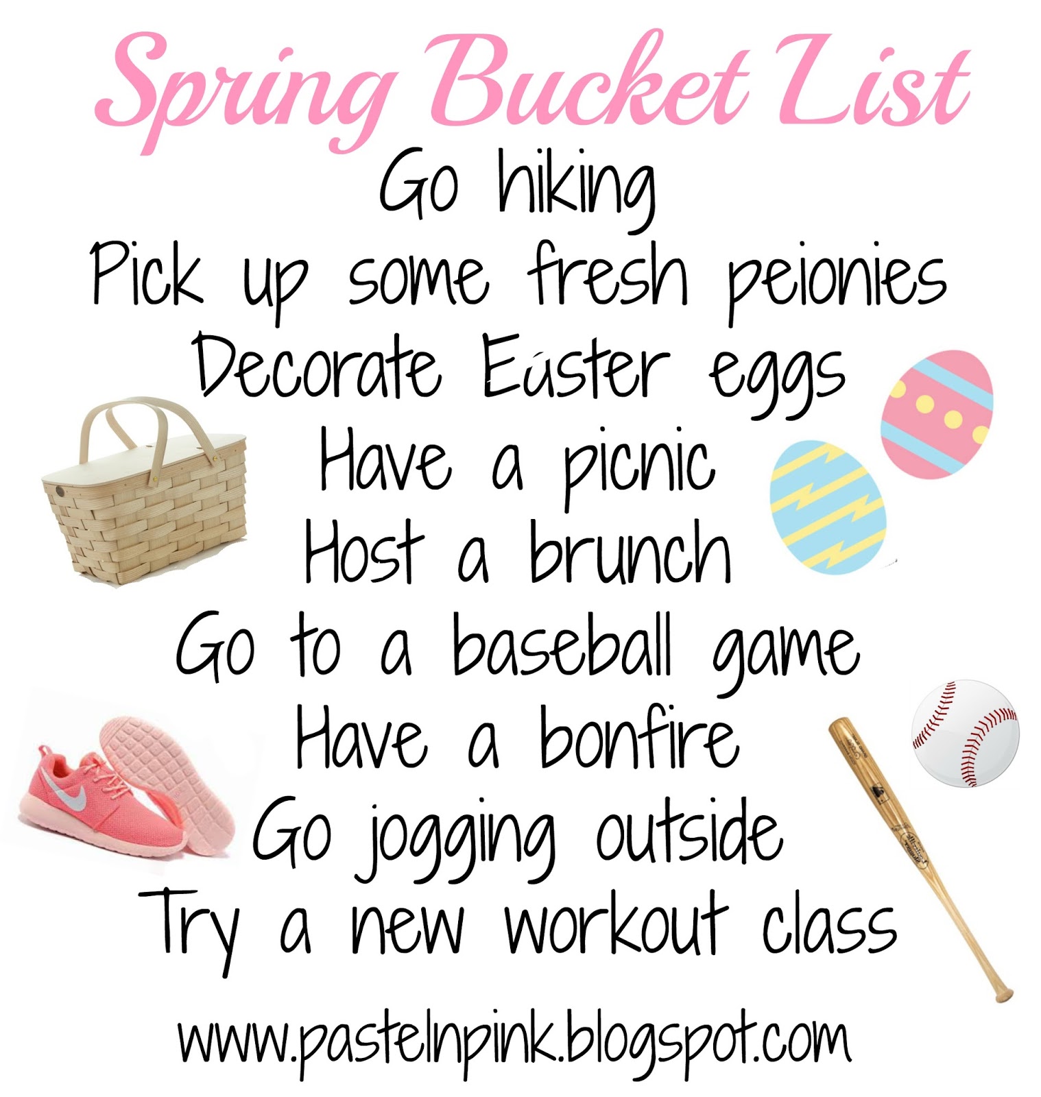 Spring Bucket List [ The Daily Amy ]