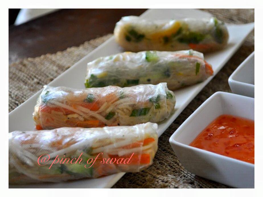 Pinch Of Swad - taste that hits the spot!: Vietnamese Spring Rolls