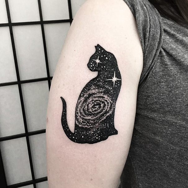 30 Tato Keren Gambar Kucing - Tattoo Magz