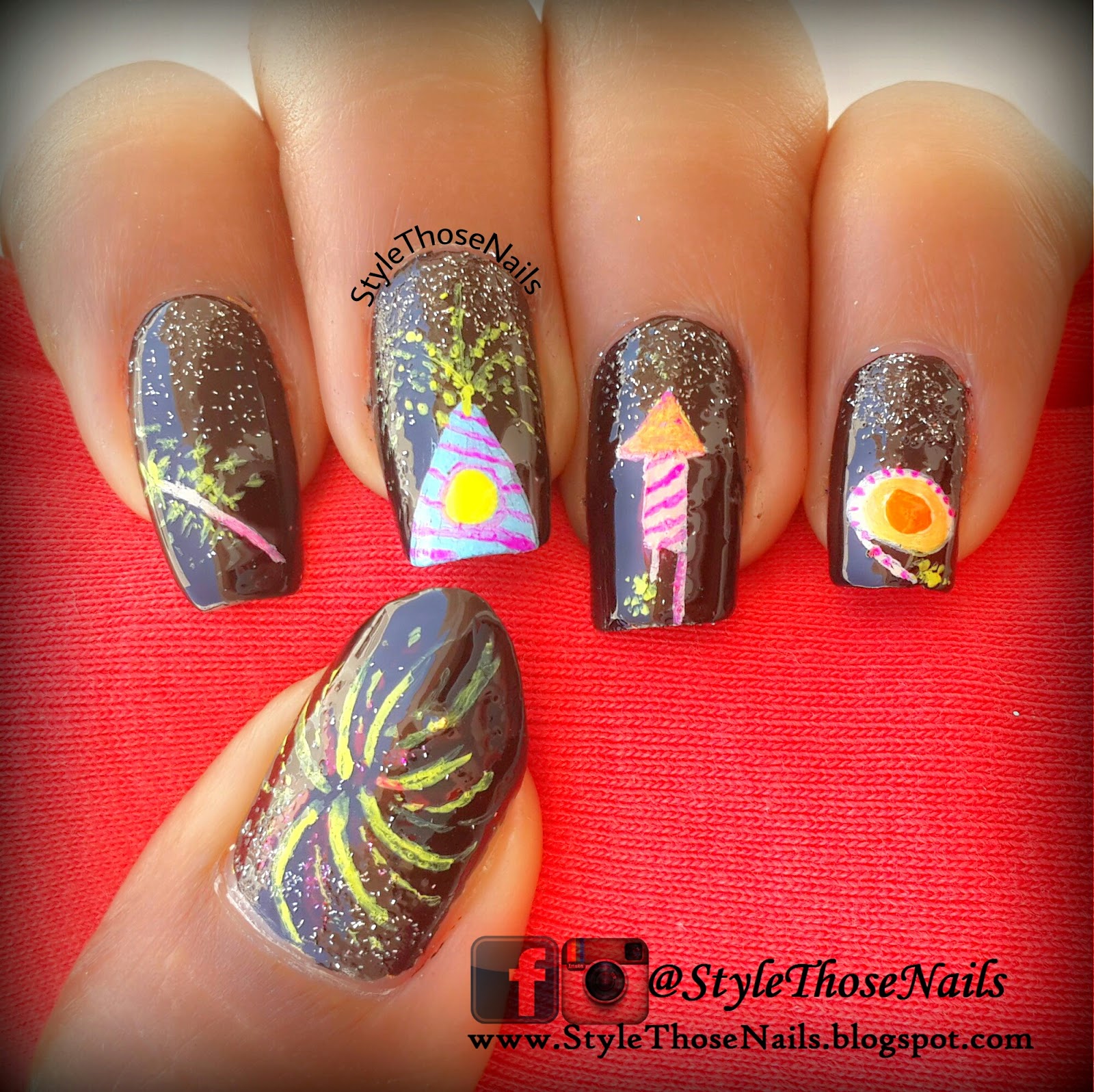 Manisha's FollowManimatters: Crackers nail art by Anita from ...