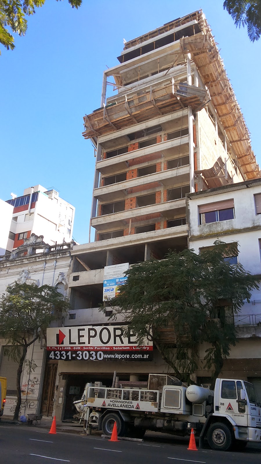 Edificio Independencia 1375: La obra