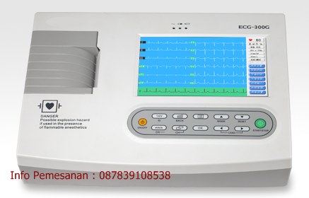 Alat EKG 3 Chanel 300G Colour Display - jual Alkes Rumah Sakit