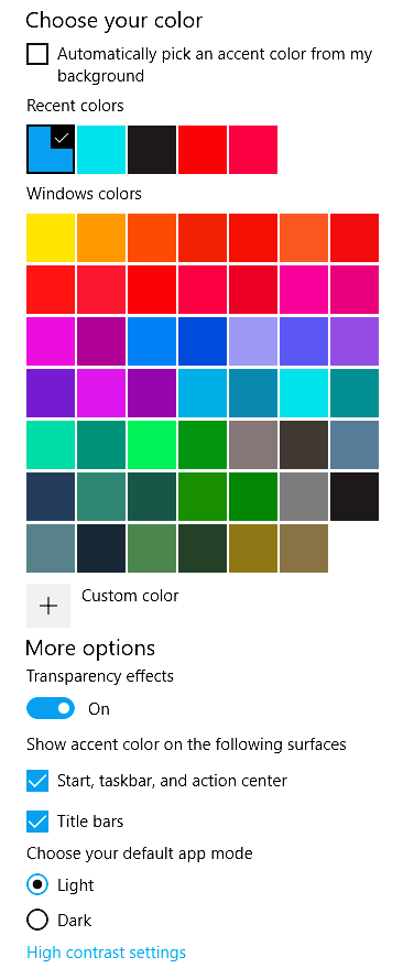 Ittechsavvy: How to add colours to Windows 10 available in the creators ...