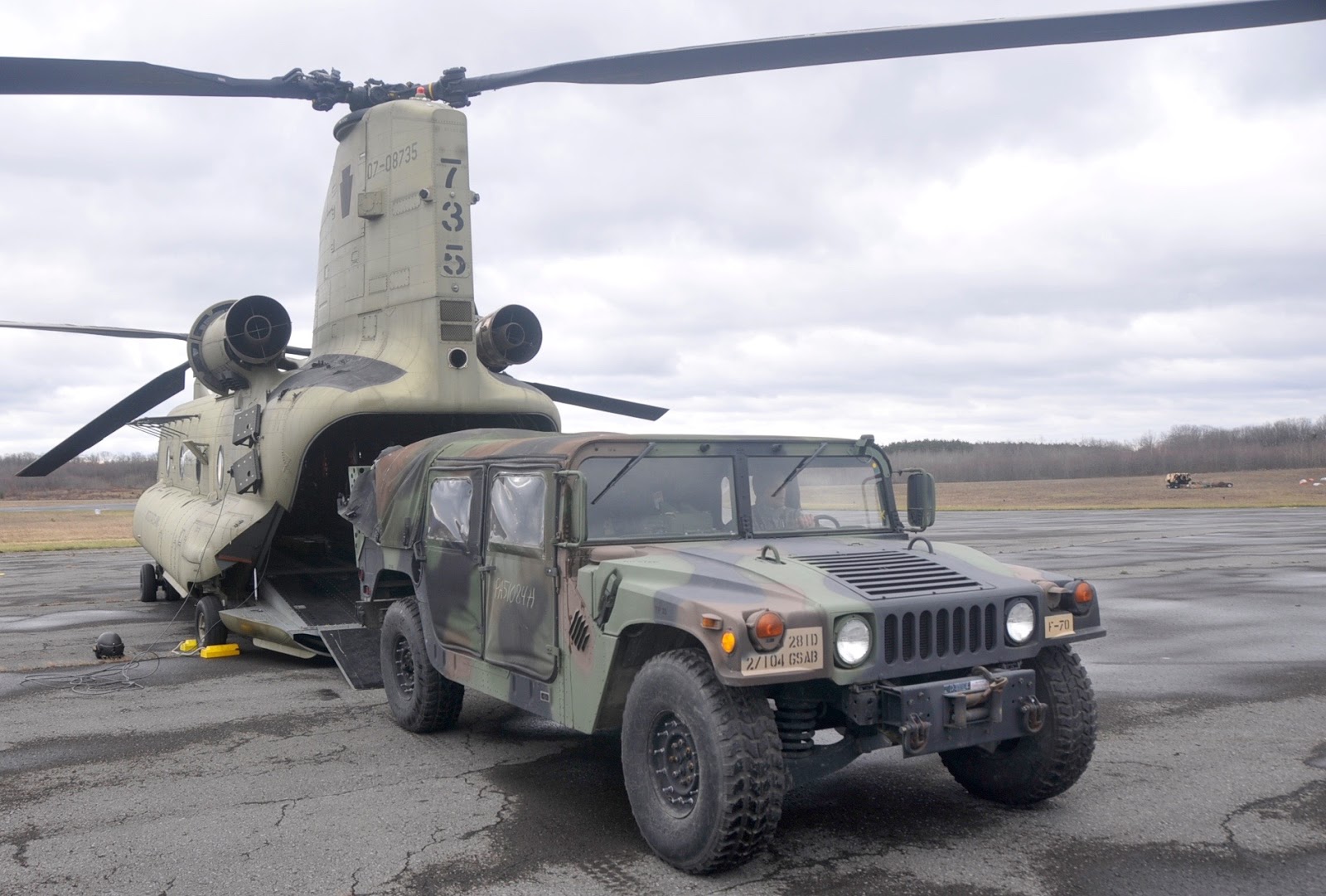 Veteran AF: Stuffing a Humvee into a Chinook Helicopter
