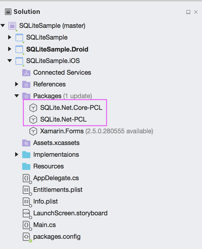 Step 1 Create Interface Isqlite In Pcl