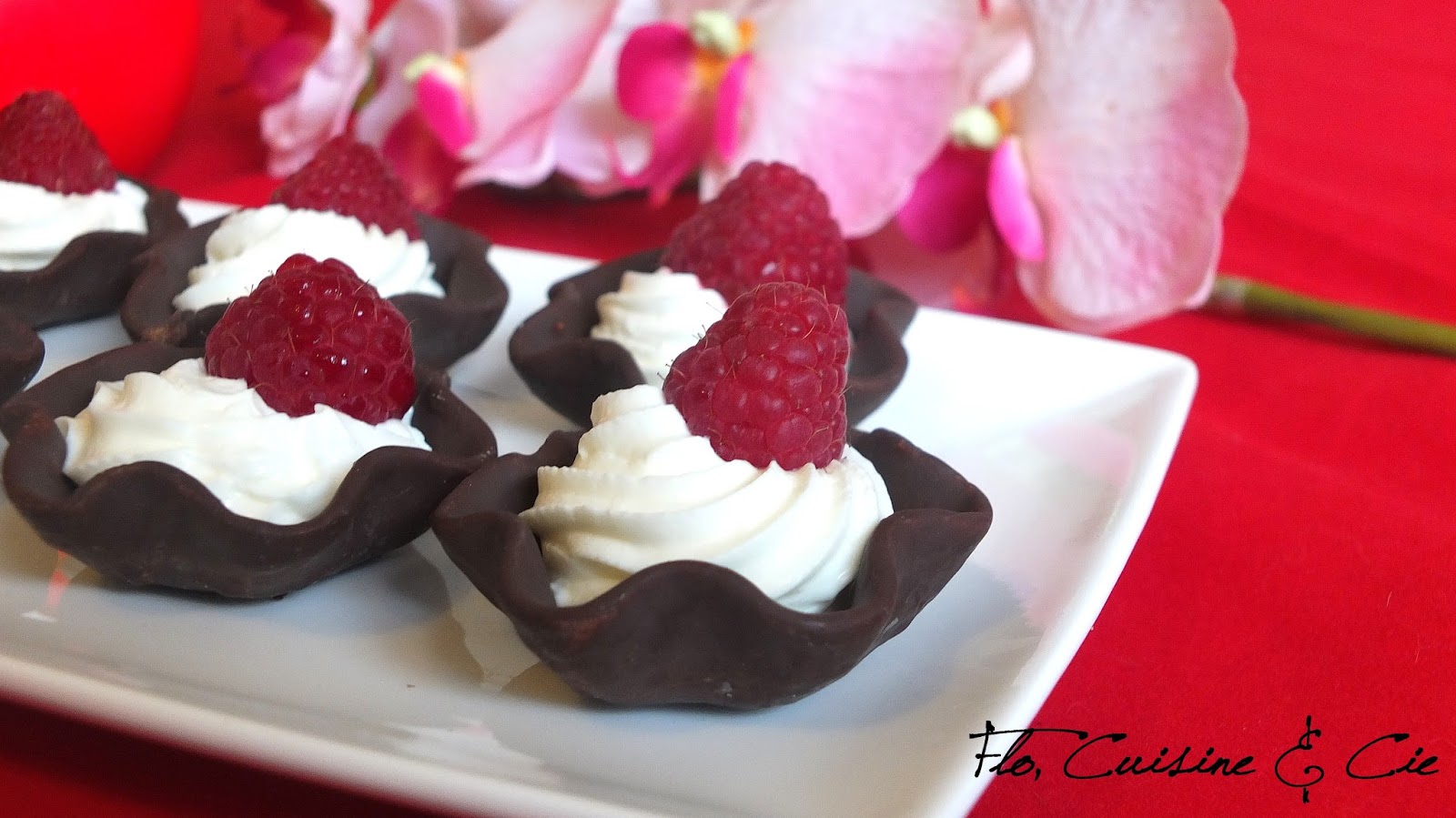 Flo, Cuisine & Cie.: Tulipes et tasses romantiques ♥