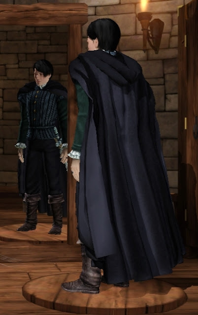 Загрузки для Sims Medieval : Cloak with hood down by Natalia Auditore ...