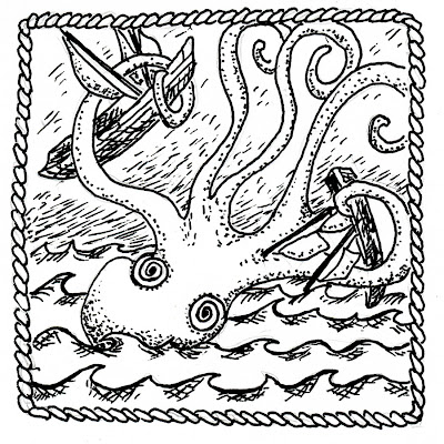 Kraken Pirates Coloring Coloring Pages