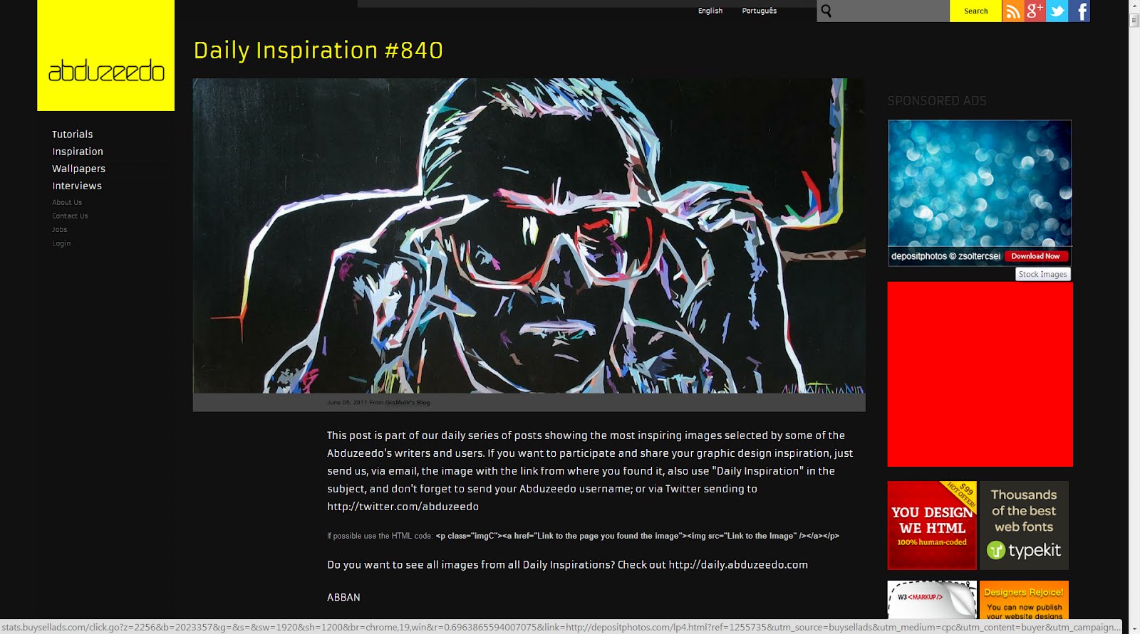 START: START on Abduzeedo!