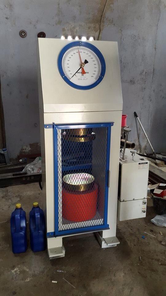 MESIN PRESS BETON / ALAT PRESS BETON / COMPRESSION MACHINE DI MAKASAR ...