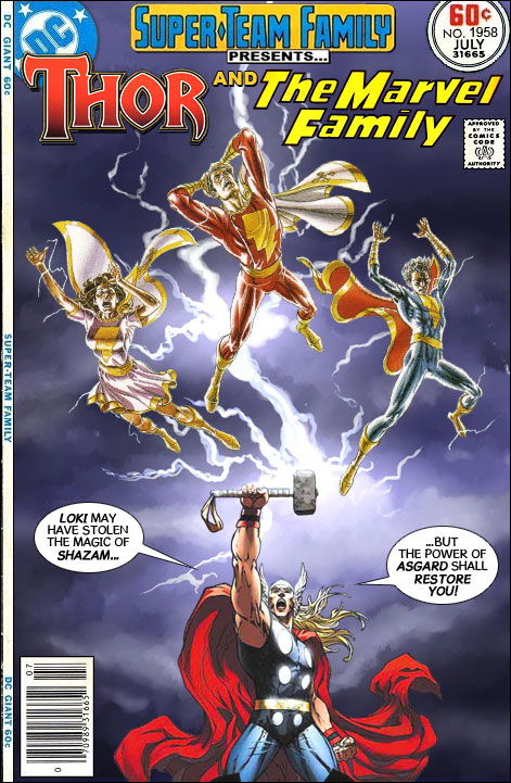 Super-Team Family: The Lost Issues!: Thor and The Marvel Family