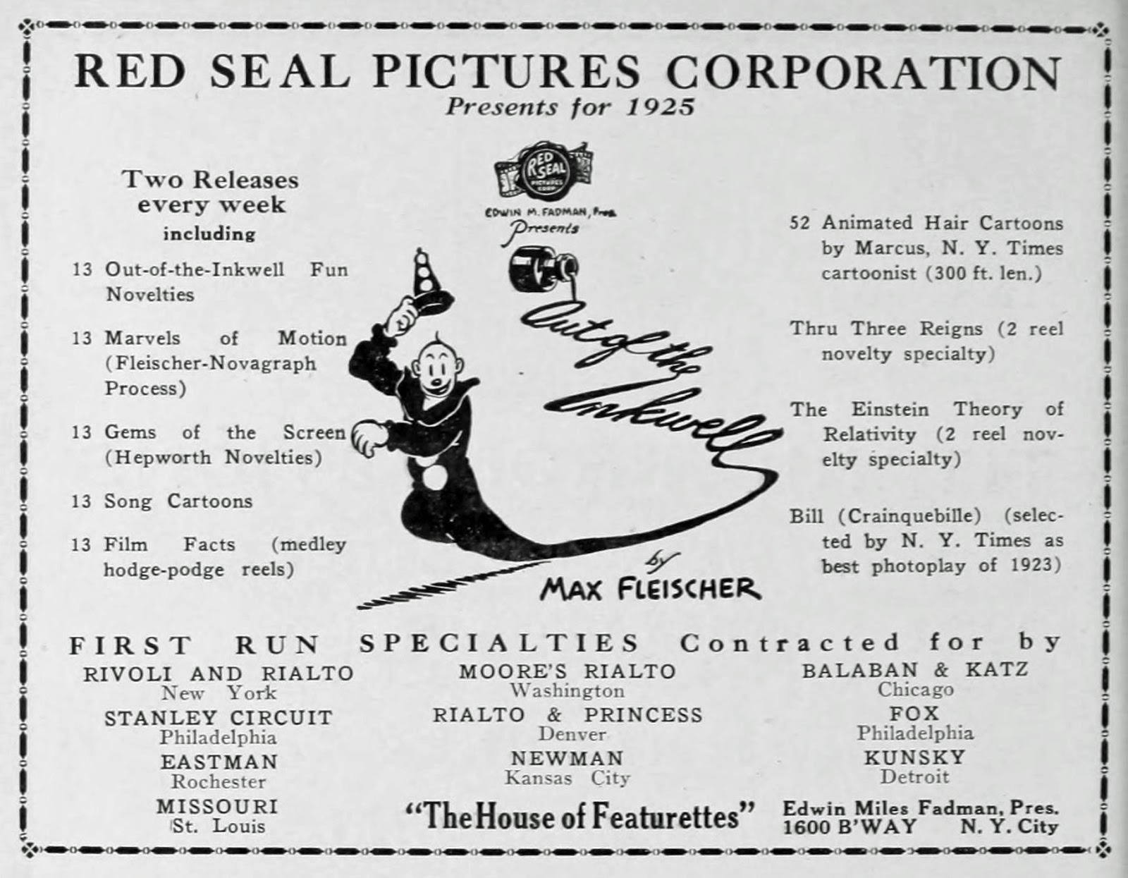 Tralfaz: Max Fleischer in Vaudeville and Receivership
