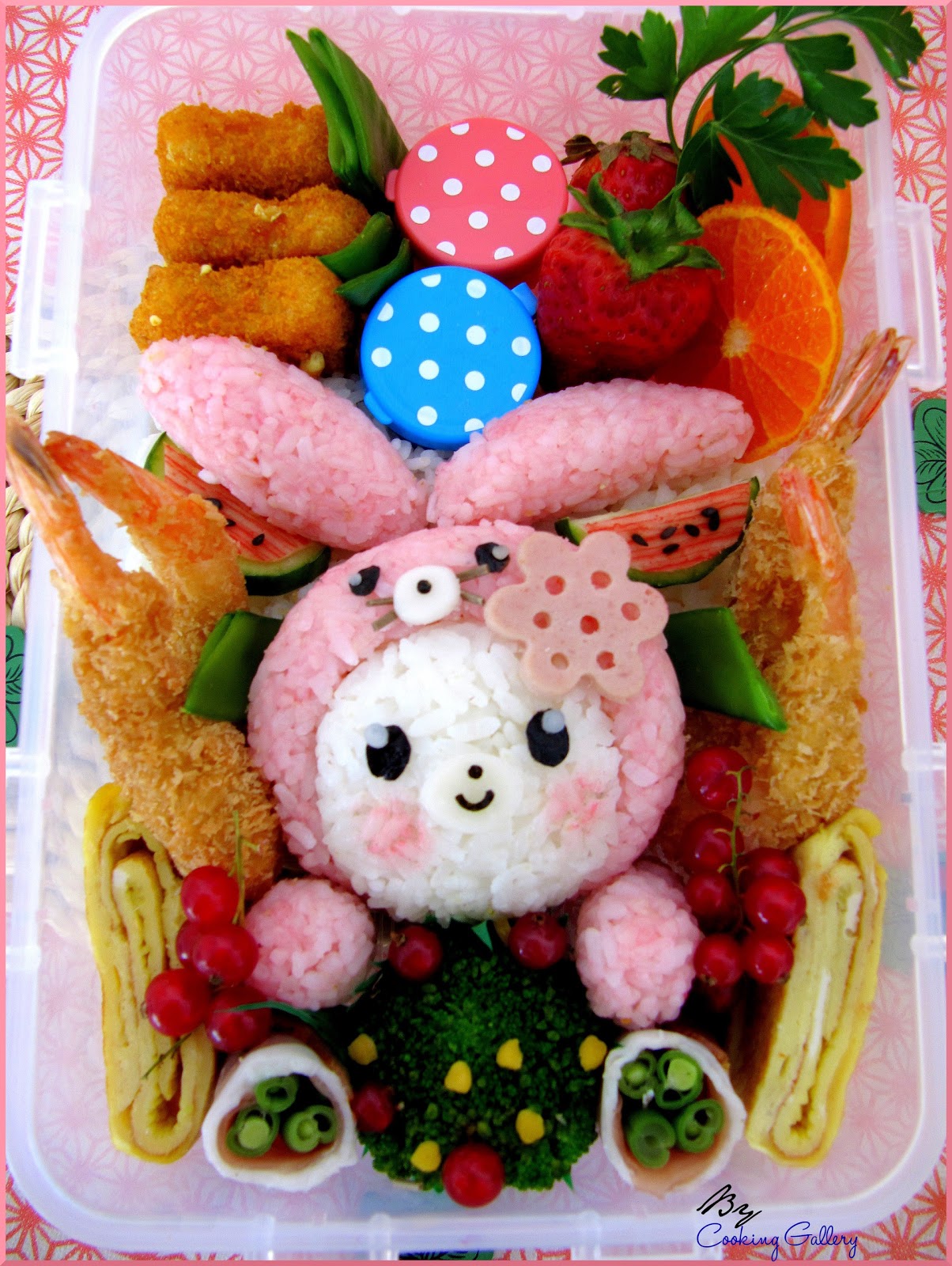 Blushing Bunny Bento | Cooking Gallery