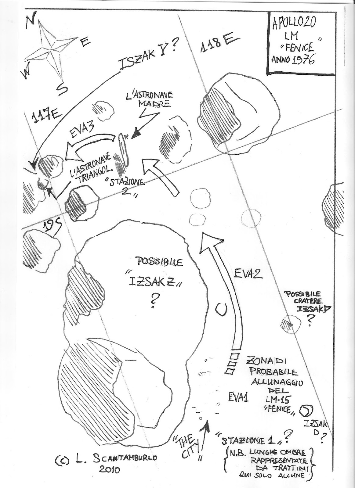 Apollo 20. La rivelazione: IL PRETESO ALLUNAGGIO DI APOLLO 20: CRATERI ...