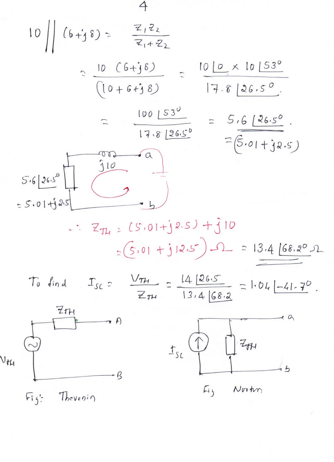 Electrical Circuits & Machines Hand-Written notes: Lecture - 7