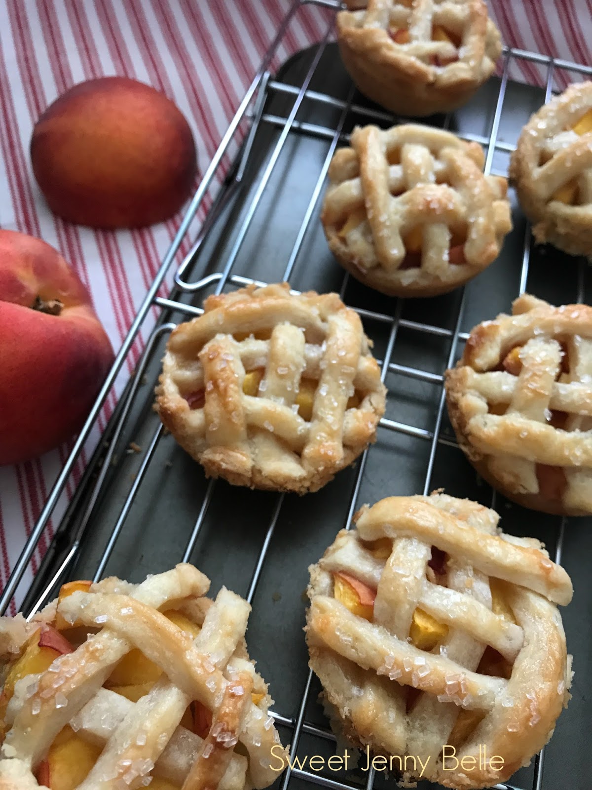 Perfect Peach Mini Pies | Sweet Jenny Belle - easy sugar cookie ...