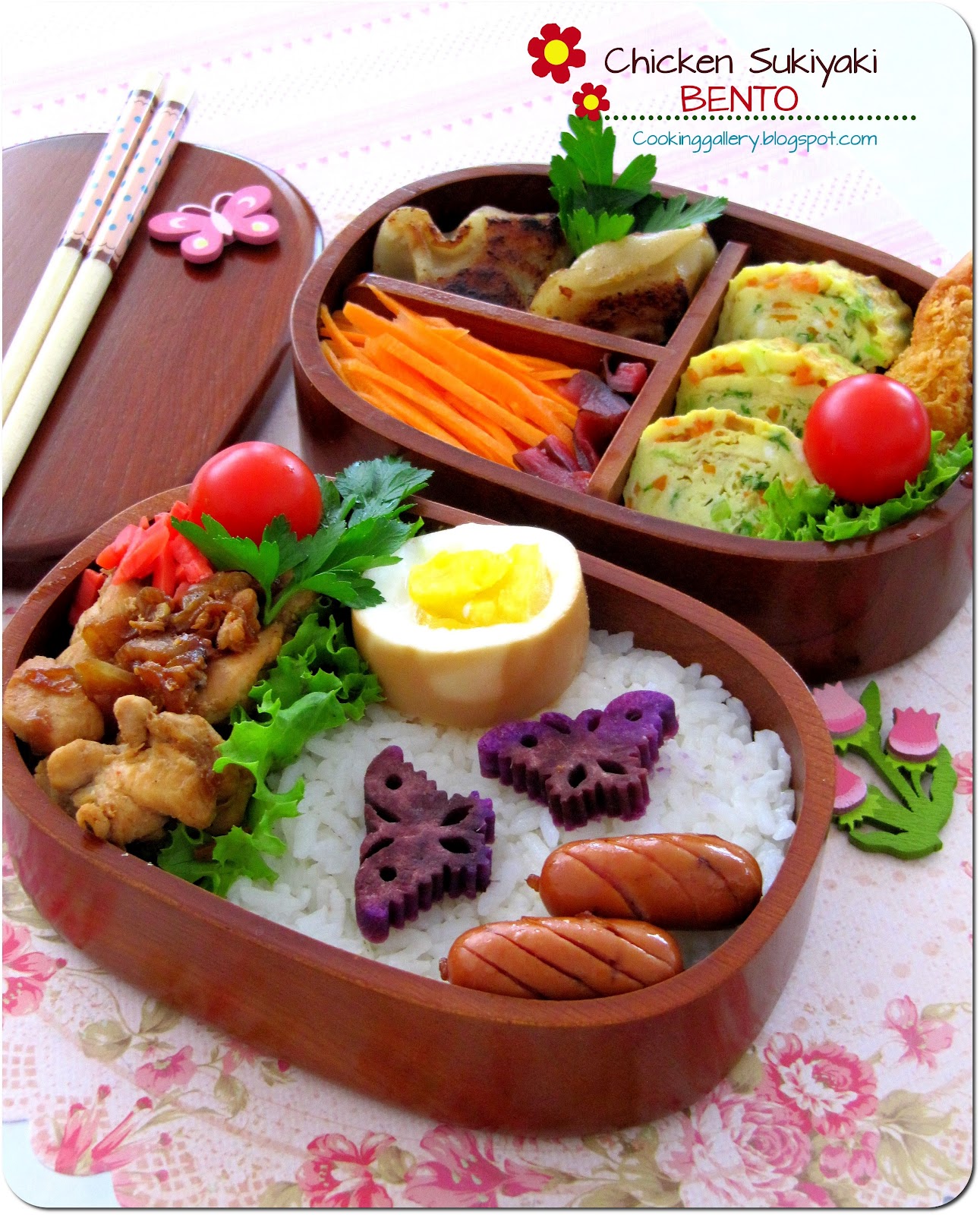Chicken Sukiyaki Bento | Cooking Gallery