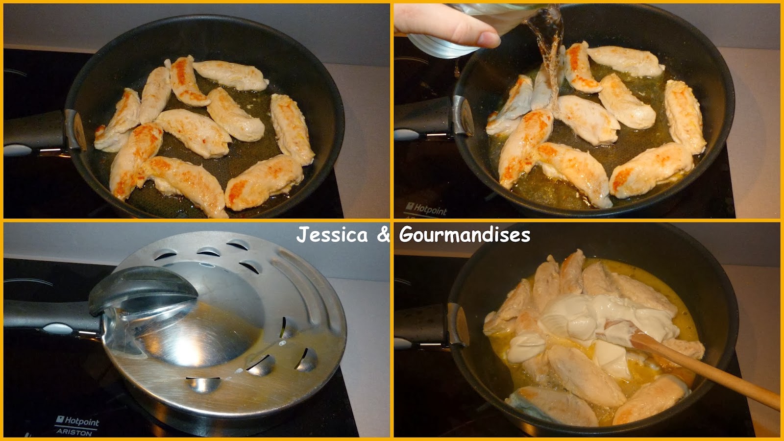 Jessica And Gourmandises Escalope De Poulet Au Roquefort
