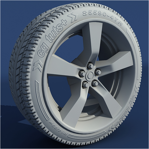 Tutorial Model Car Wheel in 3ds max
