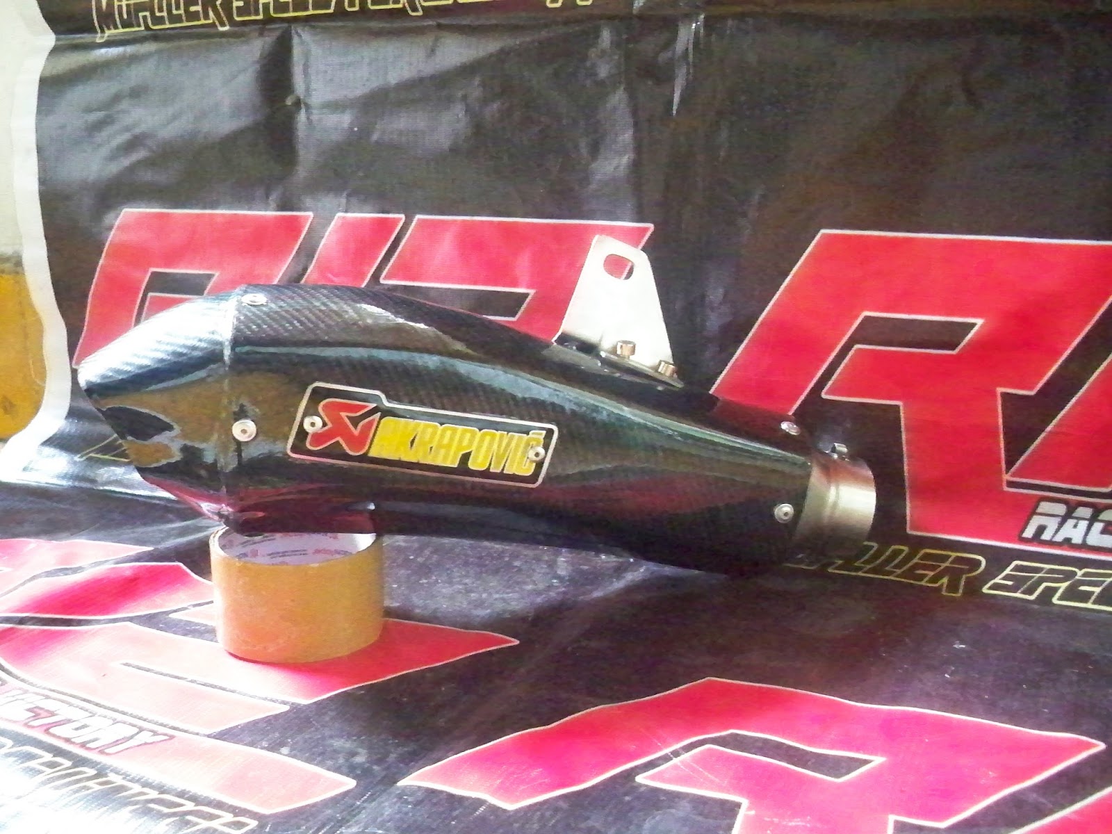 KNALPOT R12 VICTORY RACING EXHAUST PURBALINGGA: AKRAPOVIC EVOLUTION