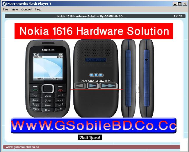 SREESAI MOBILES: Nokia 1616 Hardware Solution New