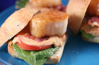 Crostini and Chianti: Scallop Sliders