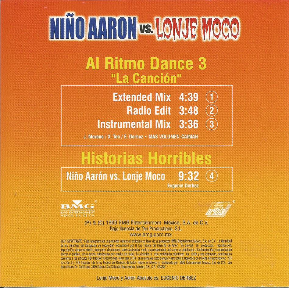 tu musica tus recuerdos: NIÑO AARON VS LONGE MOCO - AL RITMO DANCE 3