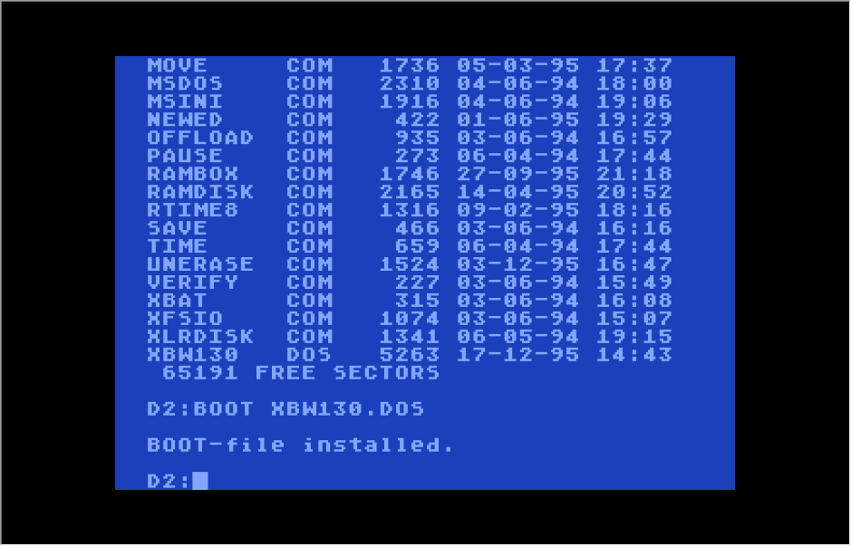 超弩級変態電気眼鏡: ATARI 8bit PCに関するメモ(その3)