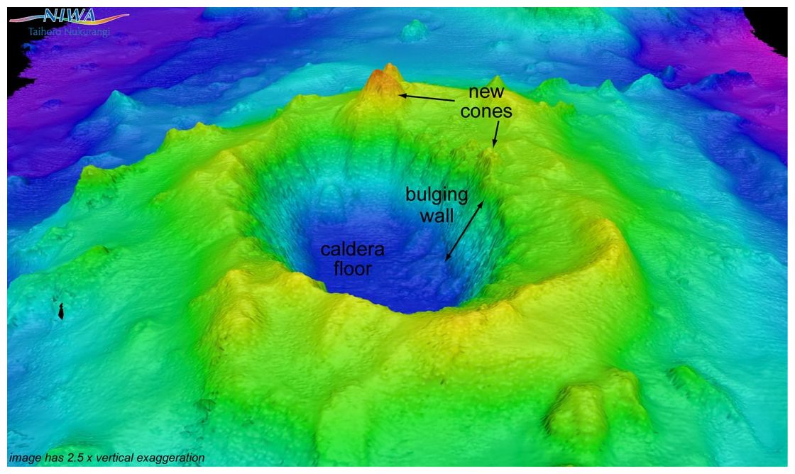 The eruption of Le Havre became the strongest among underwater volcanoes