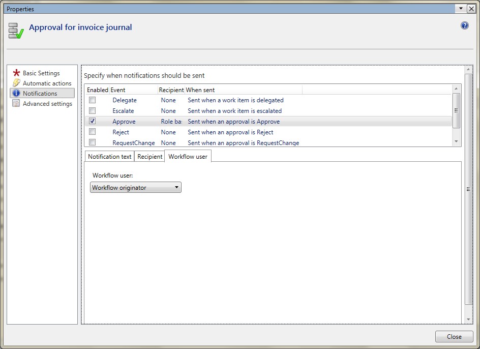 Vendor Invoice Journal Workflow With Managerial Hierarchy Microsoft Dynamics Ax