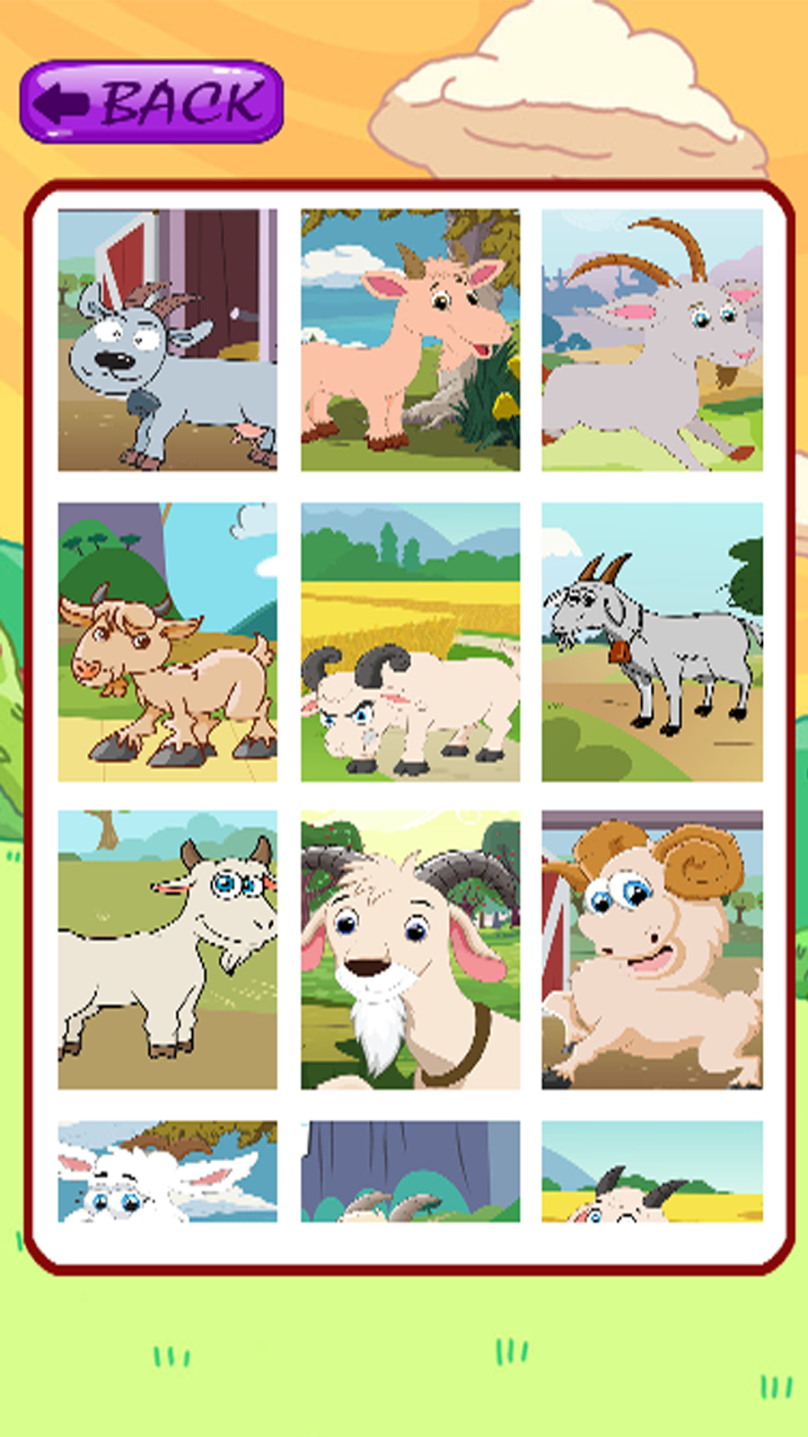Puzzles Goat Games And Jigsaw For Kids