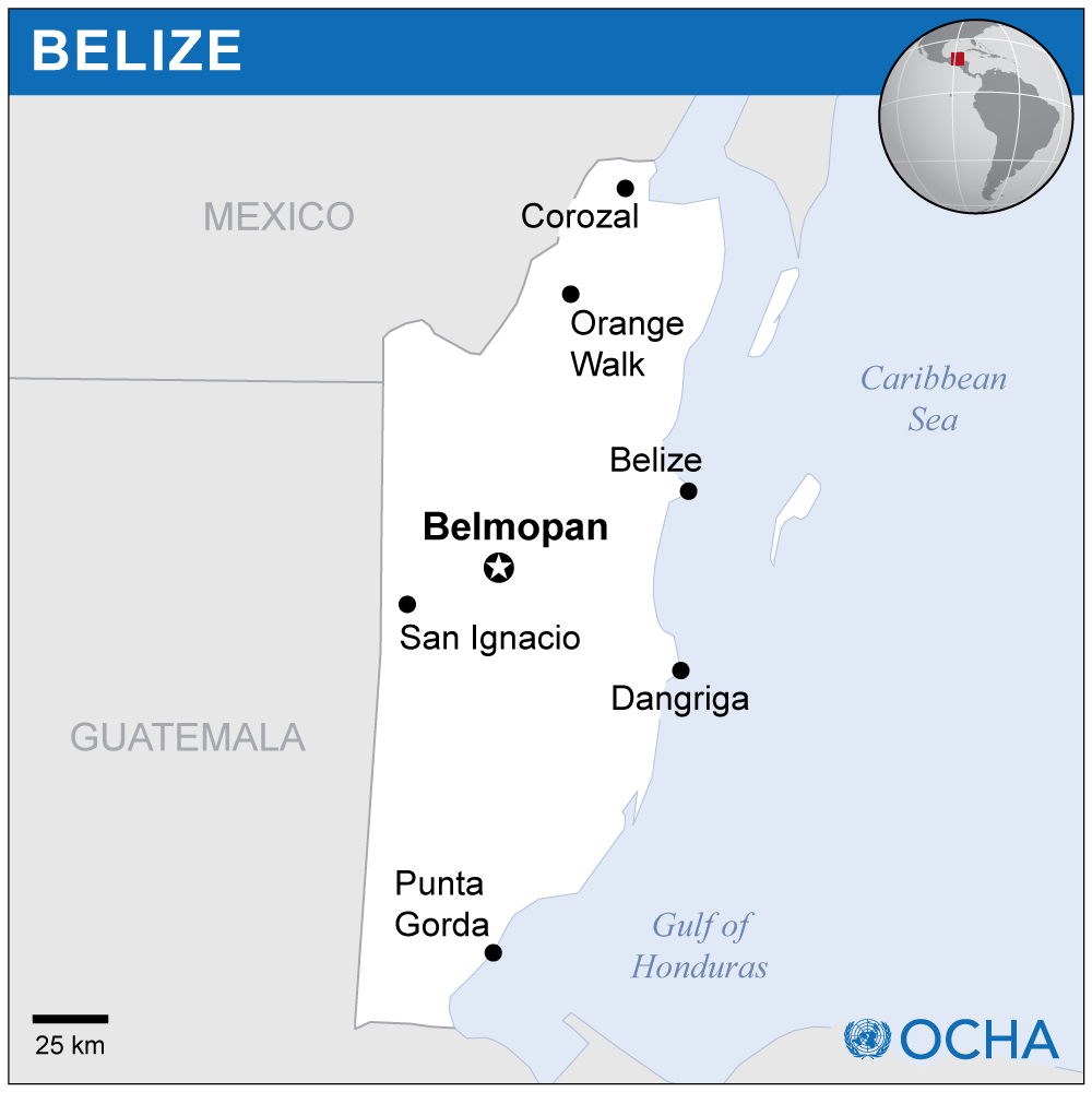 Geography Blog: Map of Belize