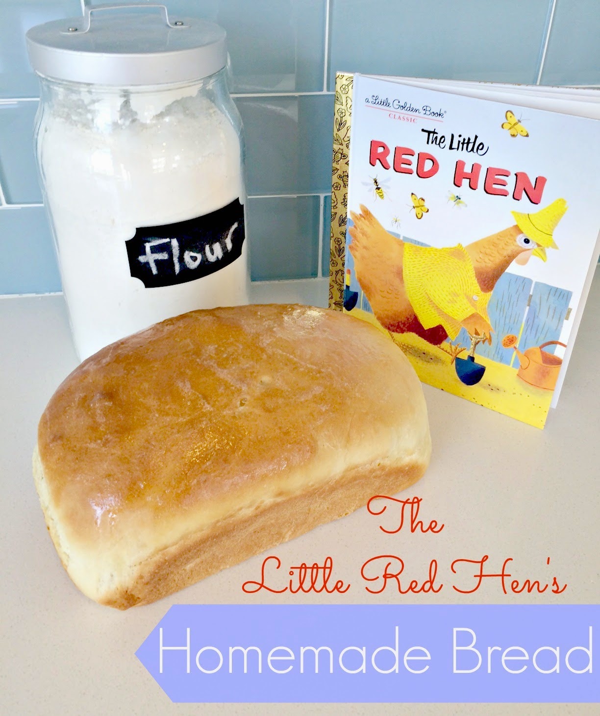 Blue Skies Ahead: The Little Red Hen's Homemade Bread {Farm Week}