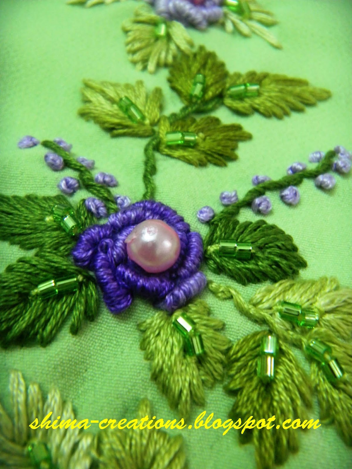 Shima Hasim The Art of Embroidery and Needlework: Sulam Paris