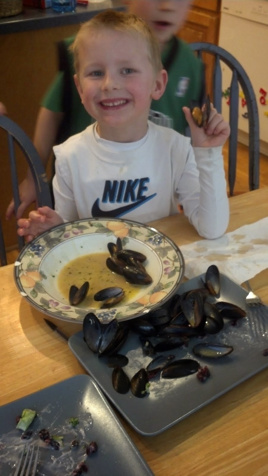Three Giant Children: A boy and his mussels