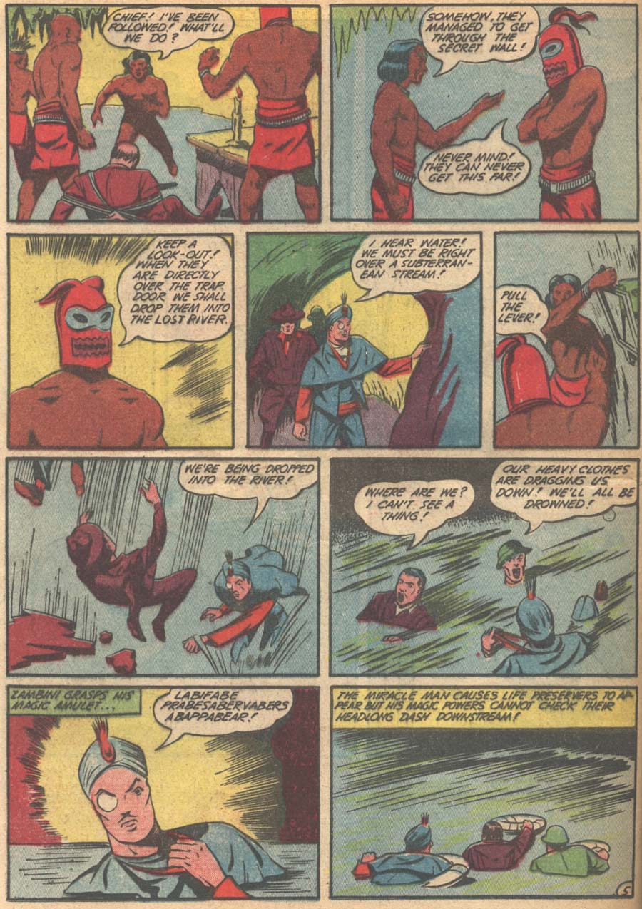 Four-Color Shadows: Zambini the Miracle Man-Lin Streeter-1941