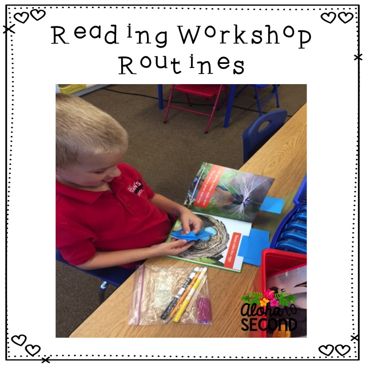Aloha to Second: Reading Workshop Routines