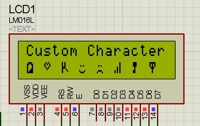 Displaying Custom Characters On LCD ~ Software Movie And Information