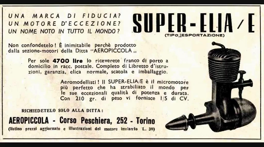 Vintage Model Airplane Engines Running: 1946 Italian MOVO D-2 Diesel