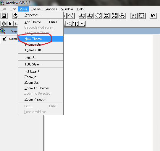 Tutorial Memuat peta samarinda dengan menggunakan ArcView 3.3: Peta Sederhana Dengan Menggunakan ...