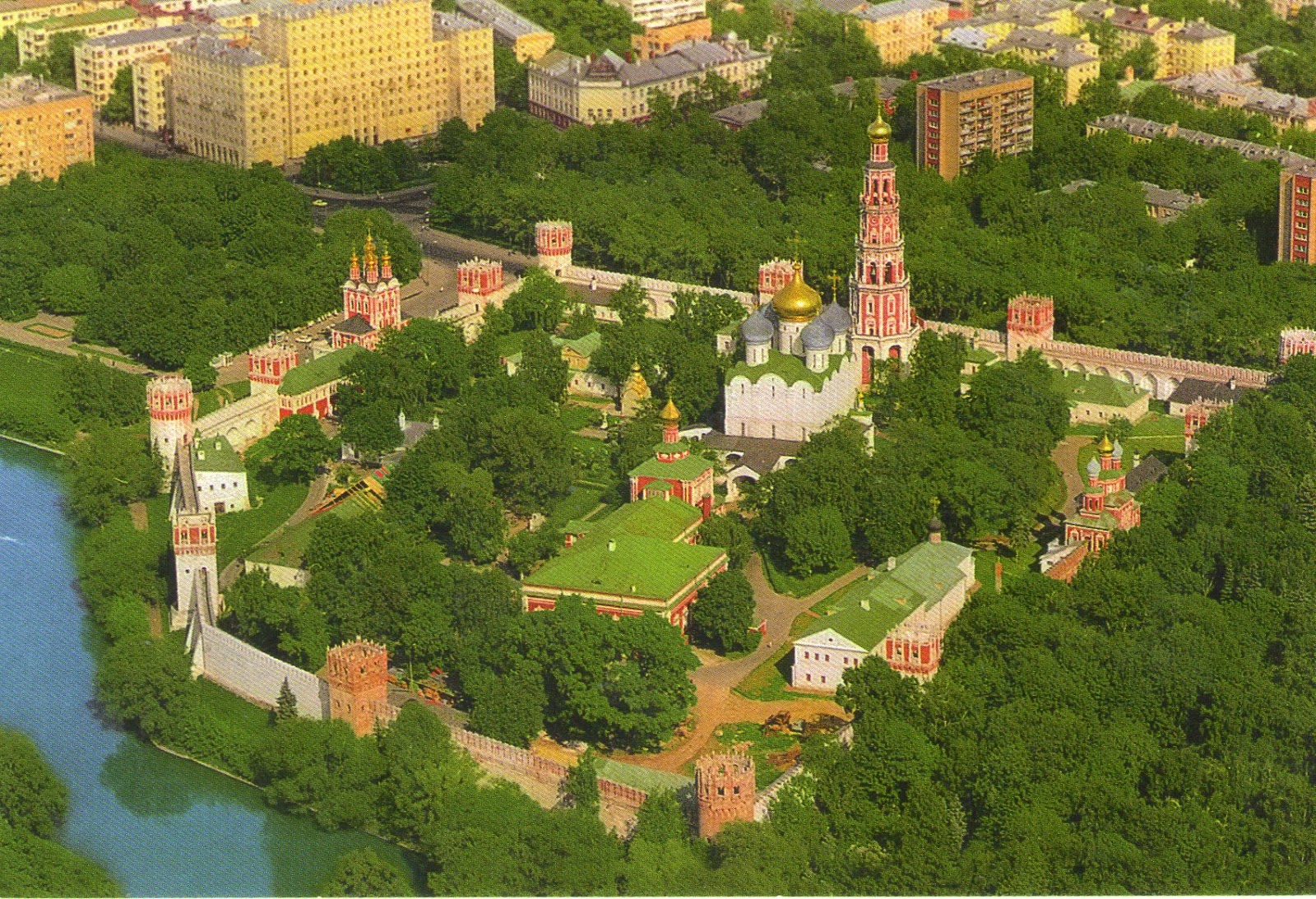 My postcard collection: Russia - Ensemble of the Novodevichy Convent