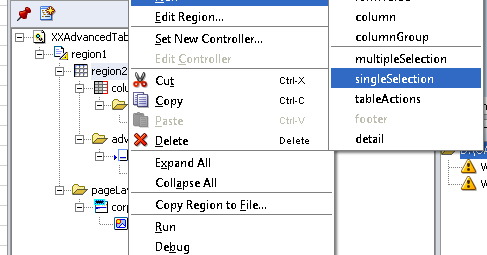 Oracle Application's Blog: OAF advanced table single selection