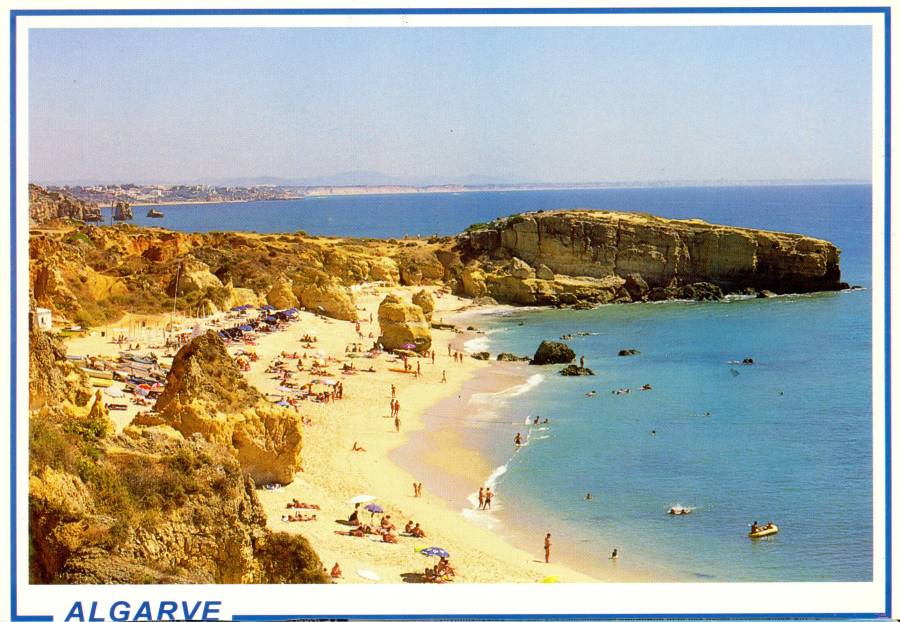 Algarve Encantado: Postais do Algarve - Albufeira - Praia de S. Rafael