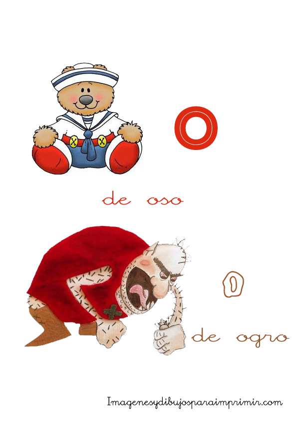 Palabras por O para imprimir-Colorear dibujos,letras, Actividades ...