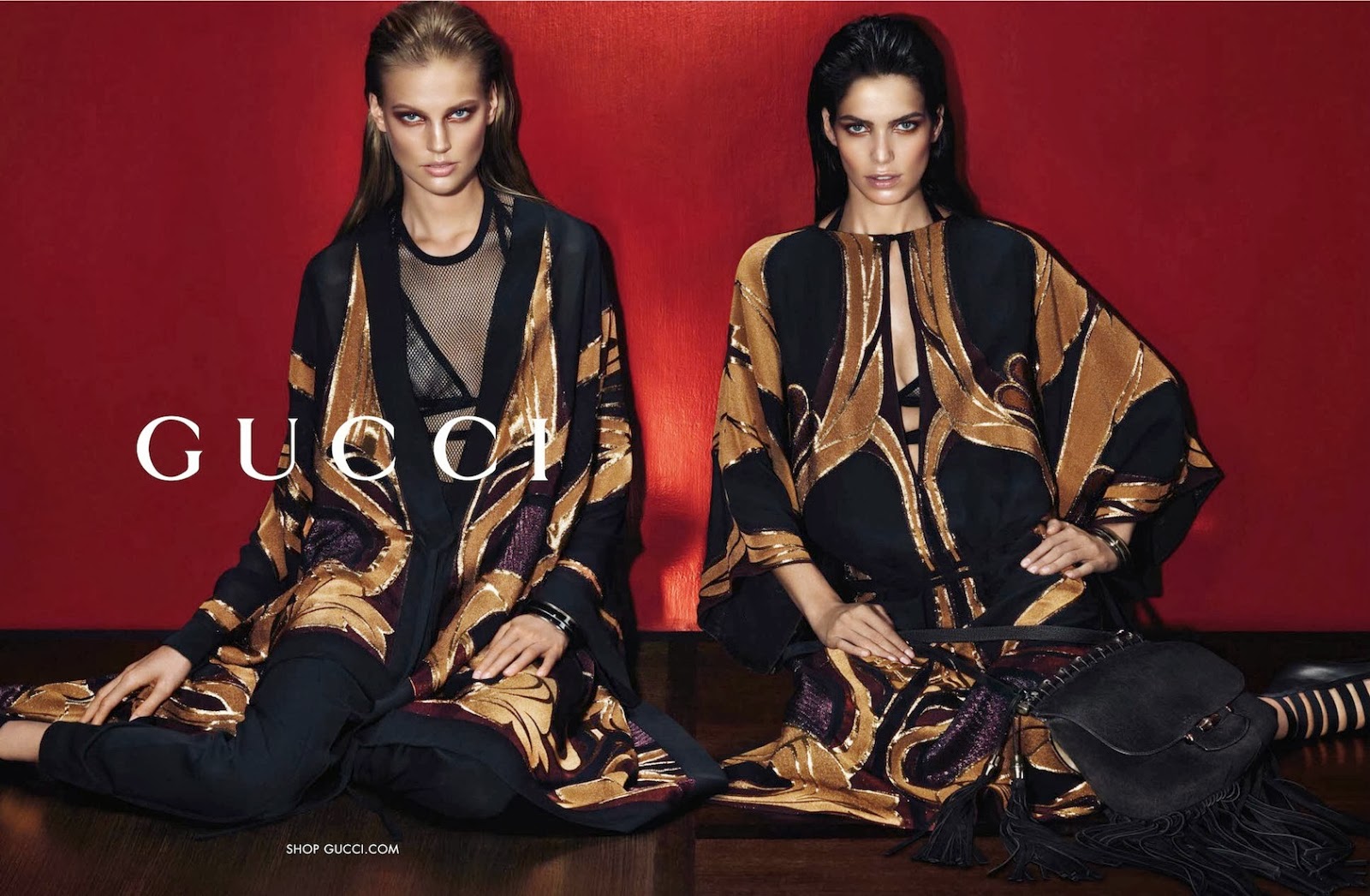 AD Campaign: Gucci Spring/Summer 2014: Amanda Wellsh & Elizabeth Erm by ...
