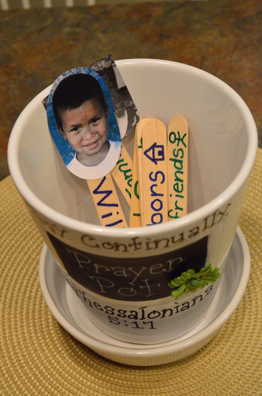 Treasuring Time Together...: Prayer Pot