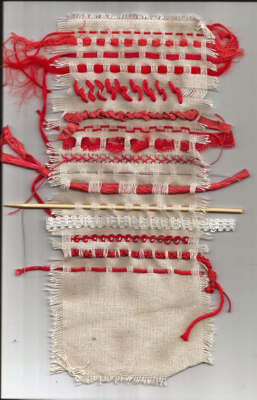 lmb3embroidery: Chapter 6 Drawn thread work stitchery