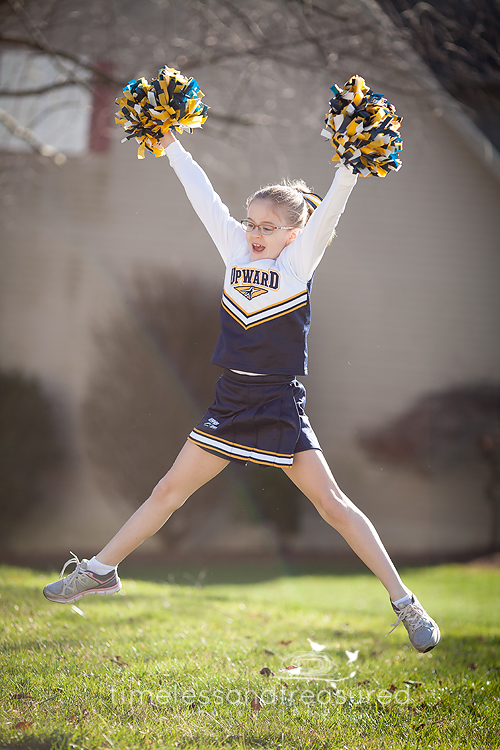 Timeless and Treasured - My Three Girls: Upward Cheerleading 2016