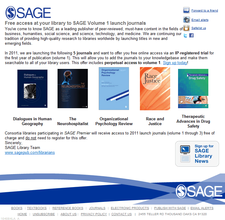 PLAI - Southern Tagalog Region Librarians Council: Free Access to SAGE ...