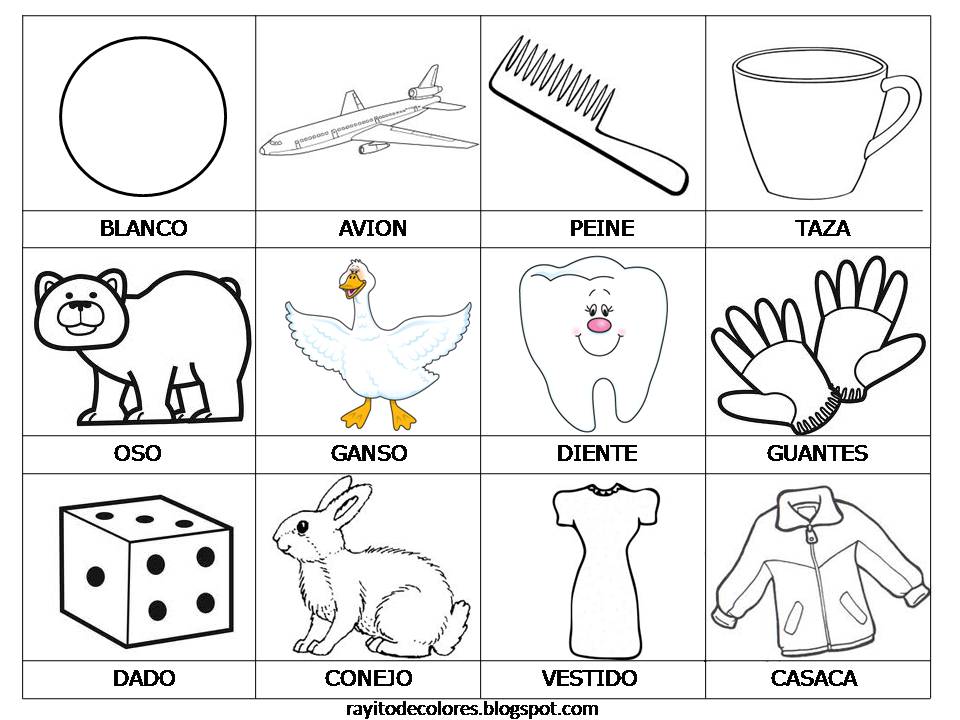 Rayito de Colores: Colores en dibujos